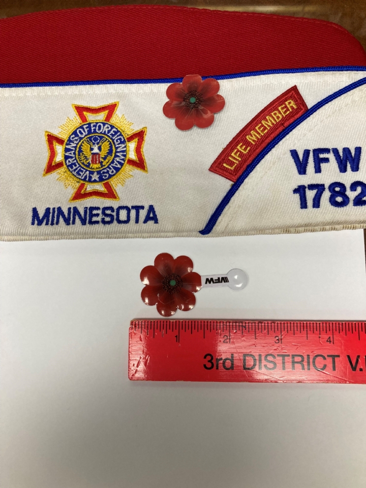 Buddy Poppy - Department of Minnesota Veterans of Foreign Wars